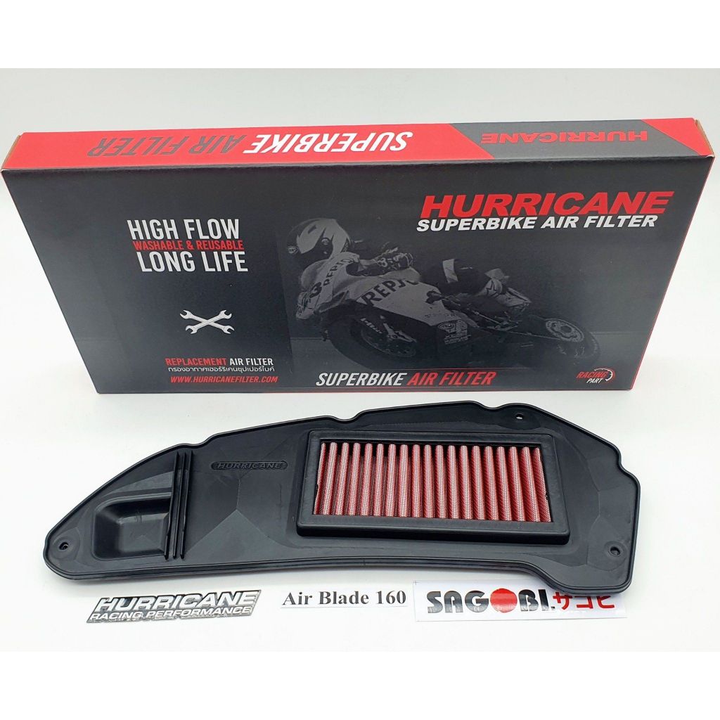 Lọc gió HURRICANE cho HONDA AIRBLADE 125-160 (2022-2024) | Shopee Việt Nam