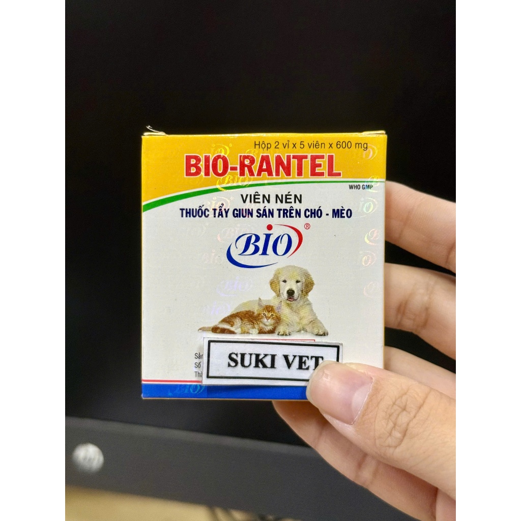 BIO-RANTEL - [ NGUYÊN HỘP ] - TẨY GIUN SÁN DÀNH CHO CHÓ MÈO - HÀNG ...