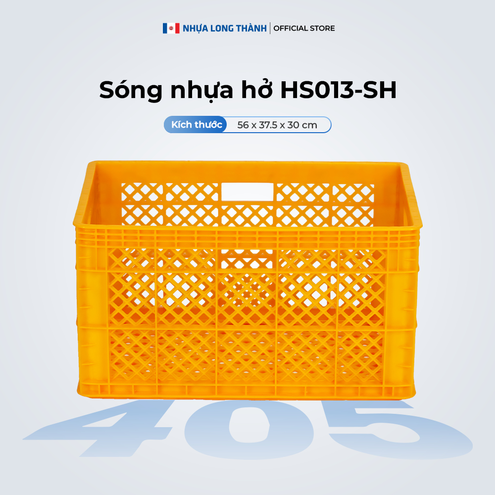 Sóng hở NHỰA LONG THÀNH HS013-SH rổ, sọt nhựa chuyên dụng cho lưu trữ ...