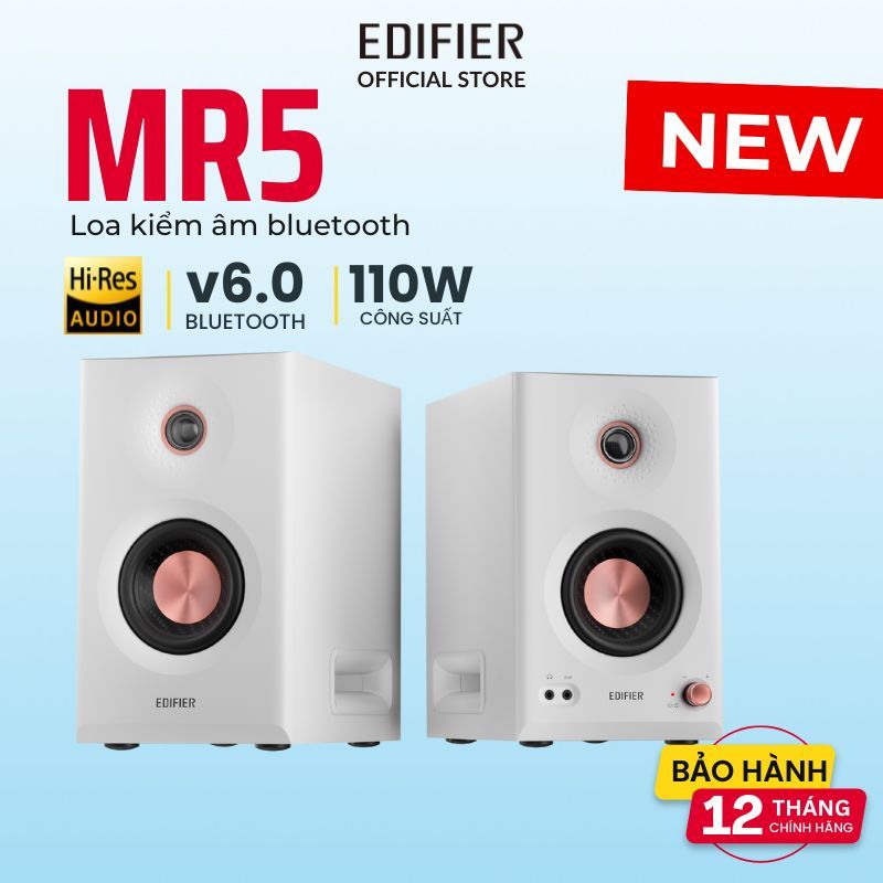 Loa Edifier MR5 Bluetooth 6.0 Kiểm Âm 110W, Hires Audio Codec LDAC, Balance TRS | Bảo Hành 12 ...