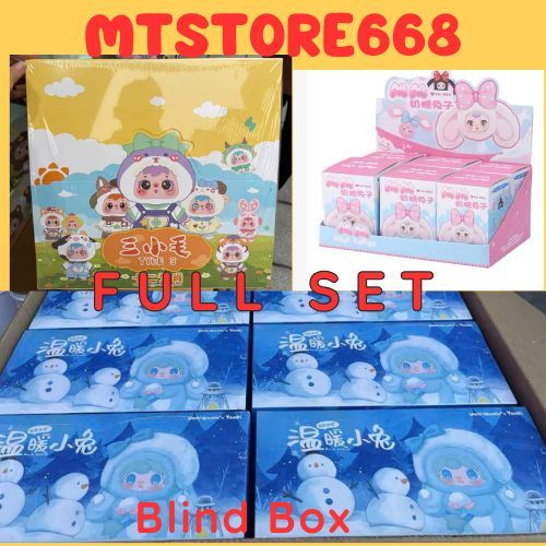 [FULL SET] Blindbox BABY THREE Samuel, Yooki, Liila, Thỏ, Mèo, Hải Sản ...
