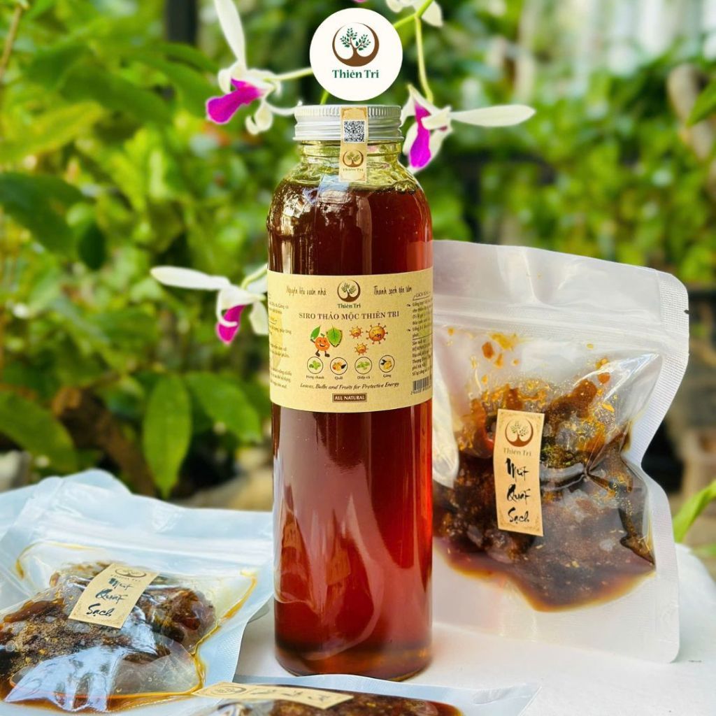 Siro ho thảo mộc húng chanh Thiên Tri (có giấy kiểm định) | Shopee Việt Nam