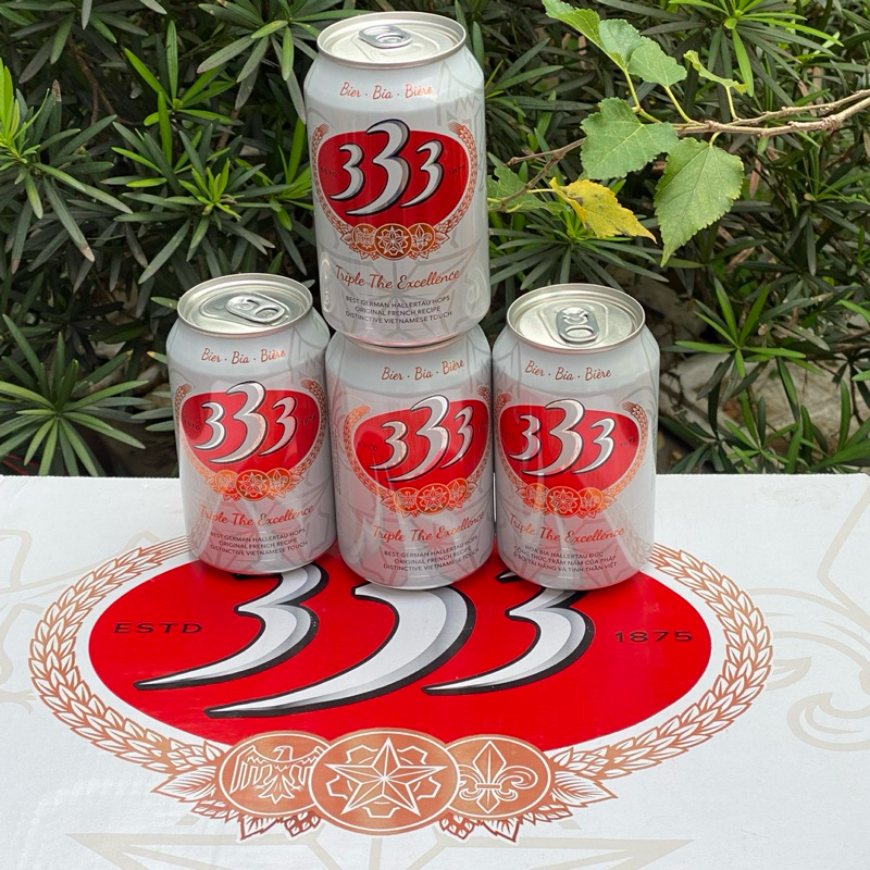 Bia 333 Thùng 24 Lon _ Lon 330ml ( lồng độ cồn 5,3% ) | Shopee Việt Nam