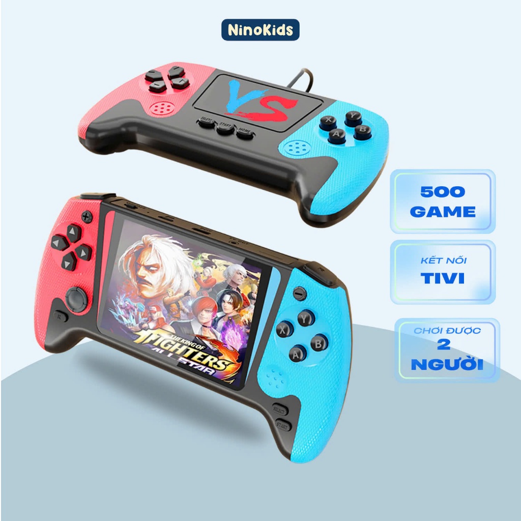 Máy chơi game cầm tay cho bé 6 - 14 tuổi , màn hình LCD 3.5 in kết nối ...