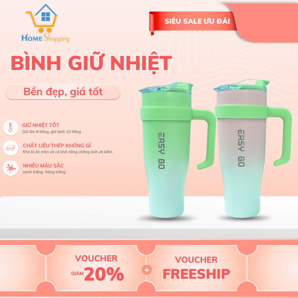 Ly giữ nhiệt Bear inox 316 1250ml nhiều màu, giữ nhiệt, chống tràn có ống hút | Shopee Việt Nam