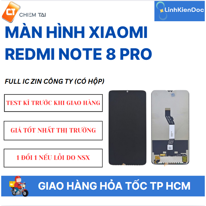 Màn hình Xiaomi Redmi Note 8 Pro full IC zin công ty (Có hộp) | Shopee ...
