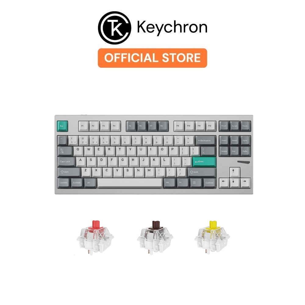 Bàn phím cơ không dây Lemokey L4 Space Silver RGB Hotswap CNC Aluminum ...