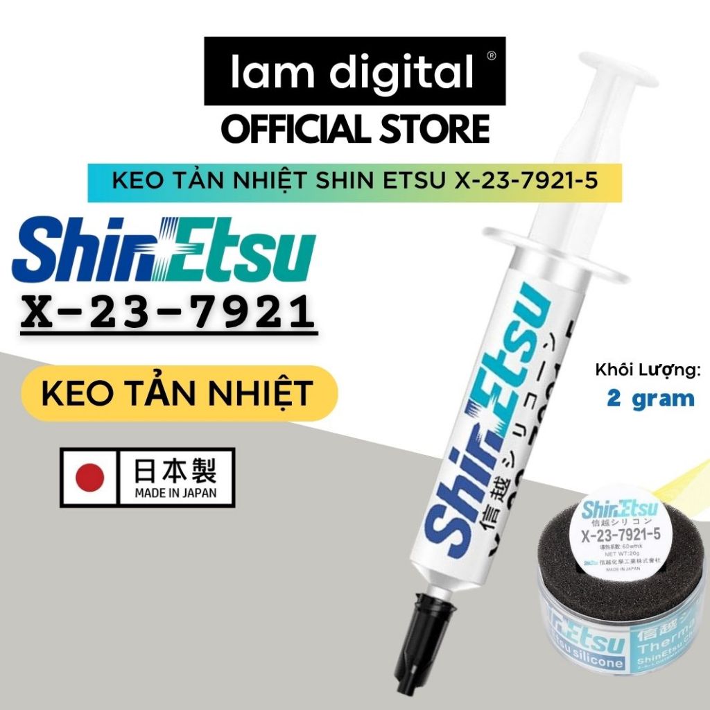 Keo Tản Nhiệt Shin-Etsu X-23-7921-5 Dành Cho CPU, GPU Máy Tính - Kem Tản Nhiệt Chính Hãng Nhật ...
