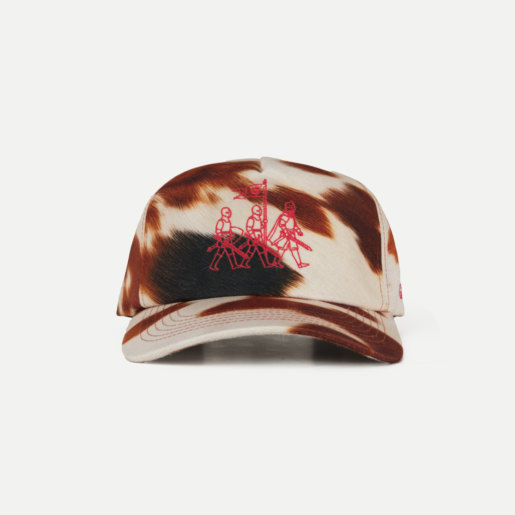 GOERS Mũ 5-panel “Mates” hoạ tiết Cowhide / "Mates" 5-panel Cap ...