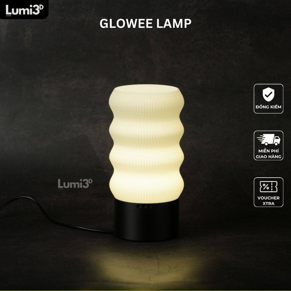 Đèn Ngủ "GLOWEE" Lamp - Trang Trí Phòng, Decor Bàn Làm Việc, Phong Cách ...