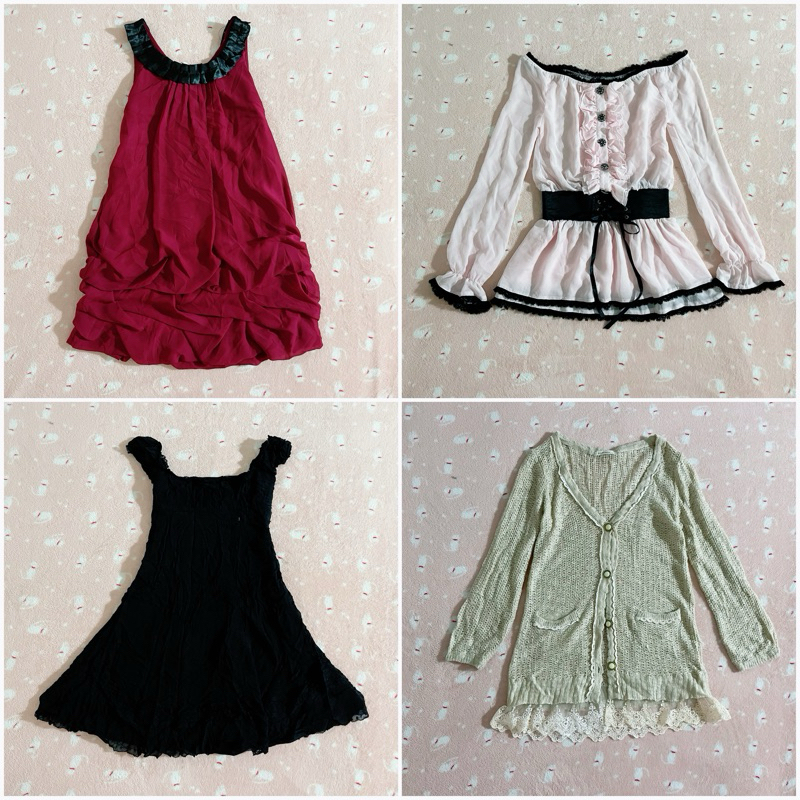 [Cập nhật tháng 6] tổng hợp chân váy y2k đầm Liz Lisa, Axesfemme lolita mori vintage Nhật Bản ...