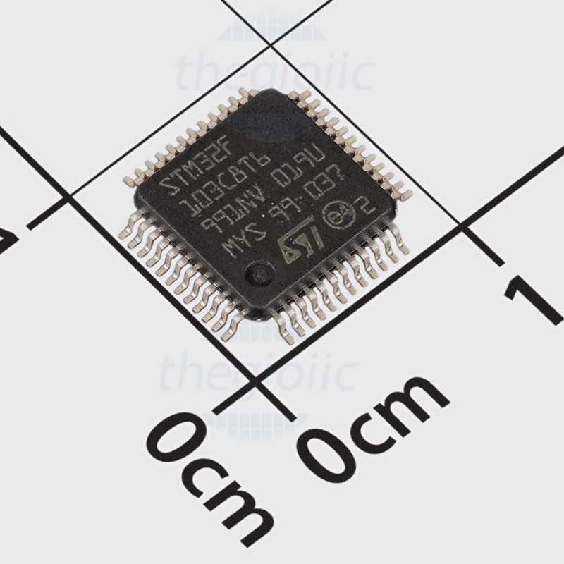 STM32F103C8T6, 32-Bit ARM Cortex M3 Microcontroller, 72MHz, 64KB FLASH, 48-LQFP | Shopee Việt Nam