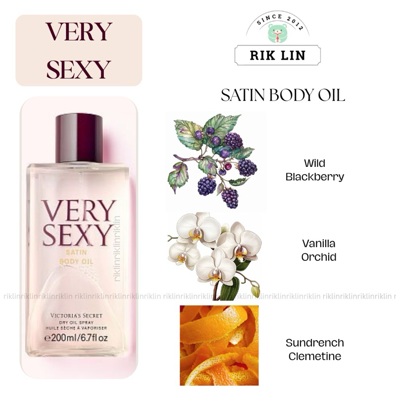 VERY SEXY BODY OIL_ VERY SEXY ORCHID - Xịt Thơm Body Mist Victoria’s ...