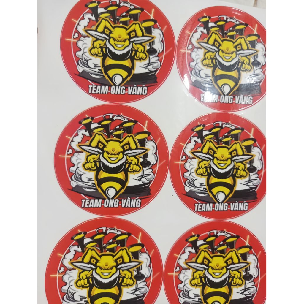 Tem nhựa chống nước KÈN ONG VÀNG (1 CÁI) | Shopee Việt Nam