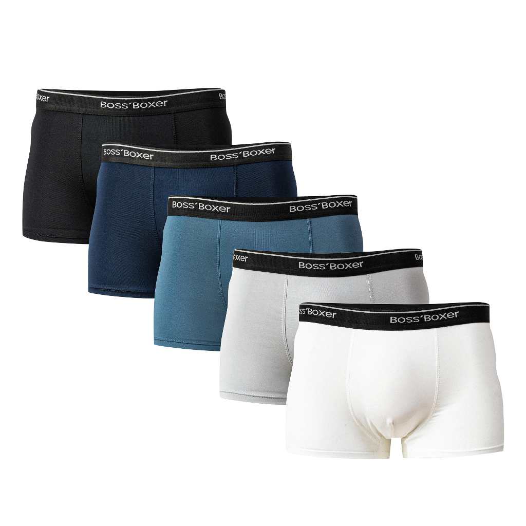 Quần boxer nam [ COMBO 5 ] sịp đùi nam thun lạnh, co giãn thoải mái ...