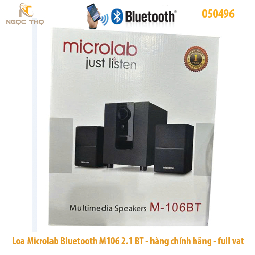 Loa Microlab Bluetooth M106 2.1 BT - hàng chính hãng - full vat ...