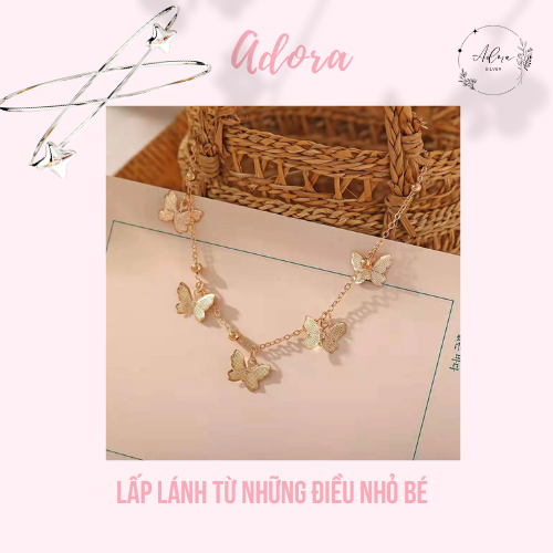 Lắc chân bạc nữ bi trơn phối charm trái tim nhỏ Adora Silver S04 | Shopee Việt Nam