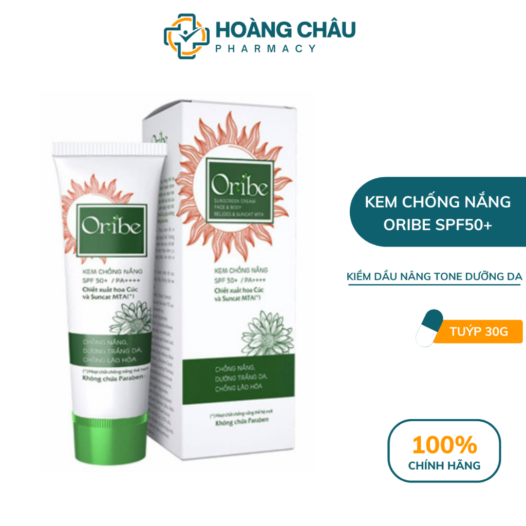 Kem Chống Nắng Oribe - Kiềm Dầu Nâng Tone, Bảo Vệ Da Khỏi Tia UV, Dưỡng ...