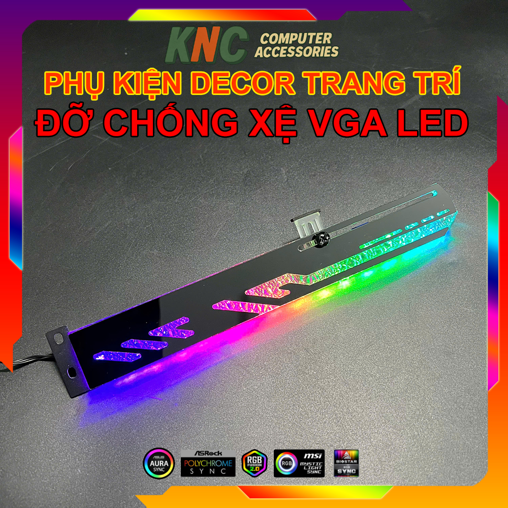 Giá Đỡ Chống Xệ Card Màn Hình VGA T260 Led 5v ARGB 16 Triệu Màu Đồng Bộ ...