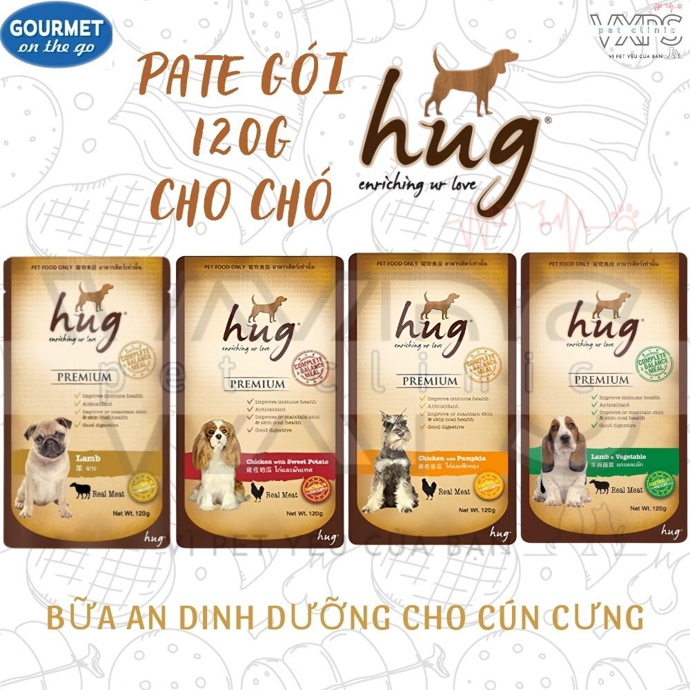 Pate HUG Cao Cấp Cho Chó 120g – Hàng Nhập Chính Hãng, Dành Cho Boss Khó ...