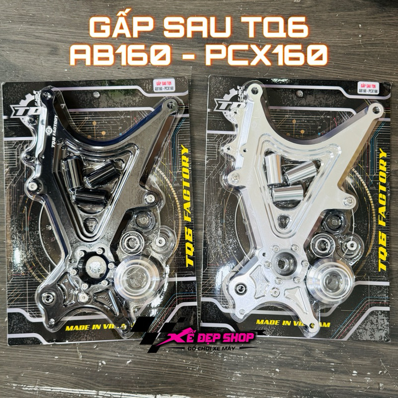 Gấp CNC AB125 AB150 AB160 PCX160 TQ6 - gắn AB TQ6 - màu đen hoặc bạc ...