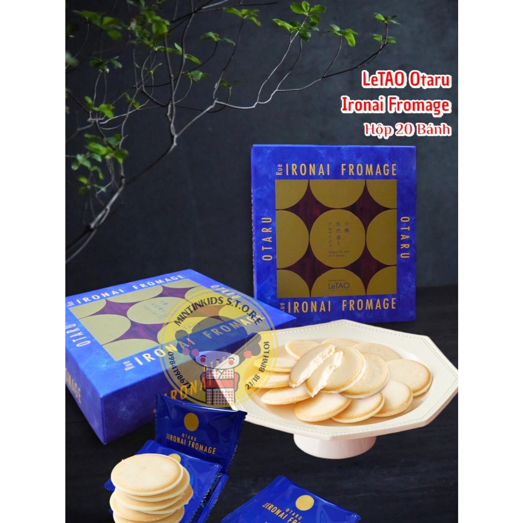 [HÀNG AIR] BÁNH LETAO OTARU IRONAI FROMAGE 16 BÁNH | Shopee Việt Nam