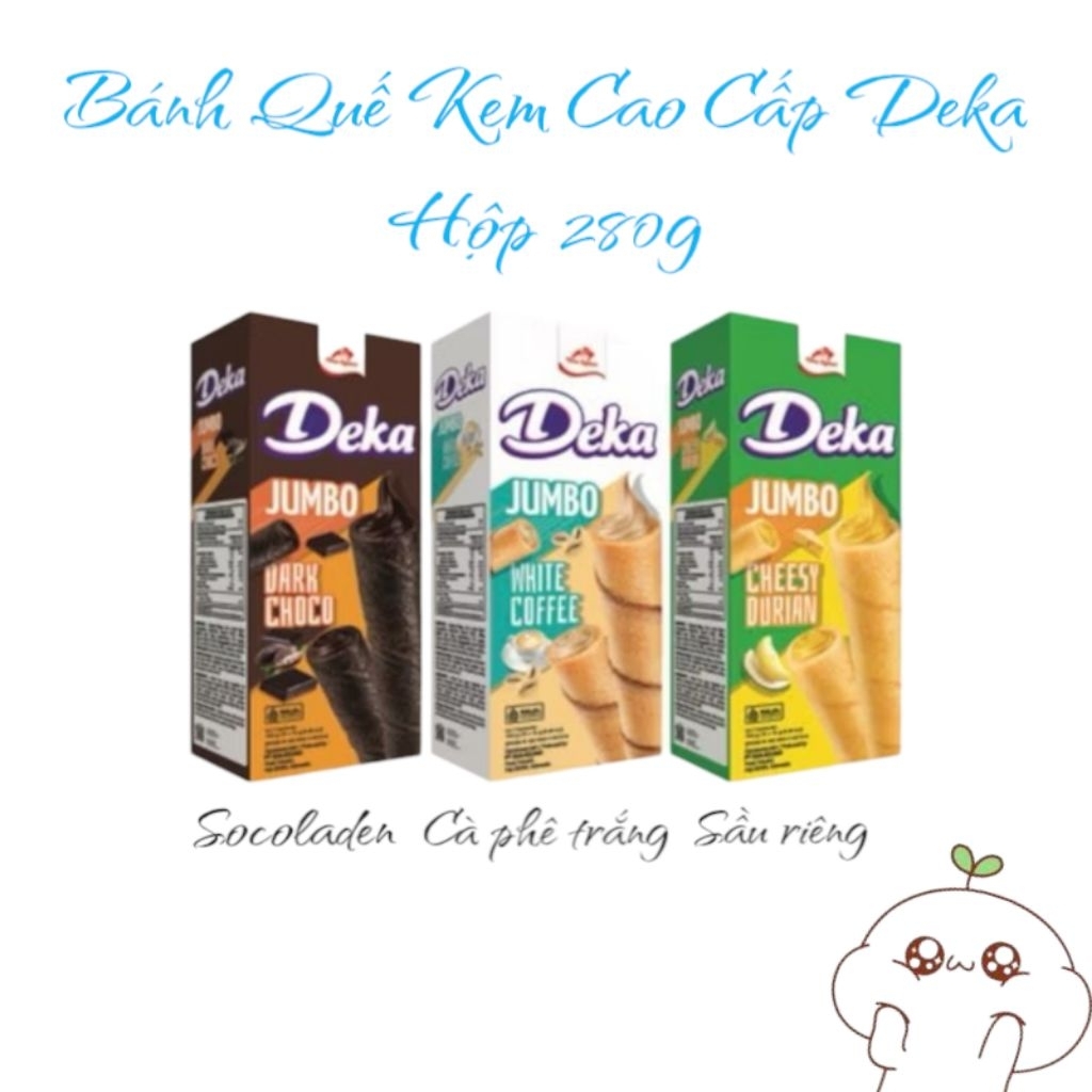 Bánh Quế nhân Kem Cao Cấp Deka Hộp 280g | Shopee Việt Nam