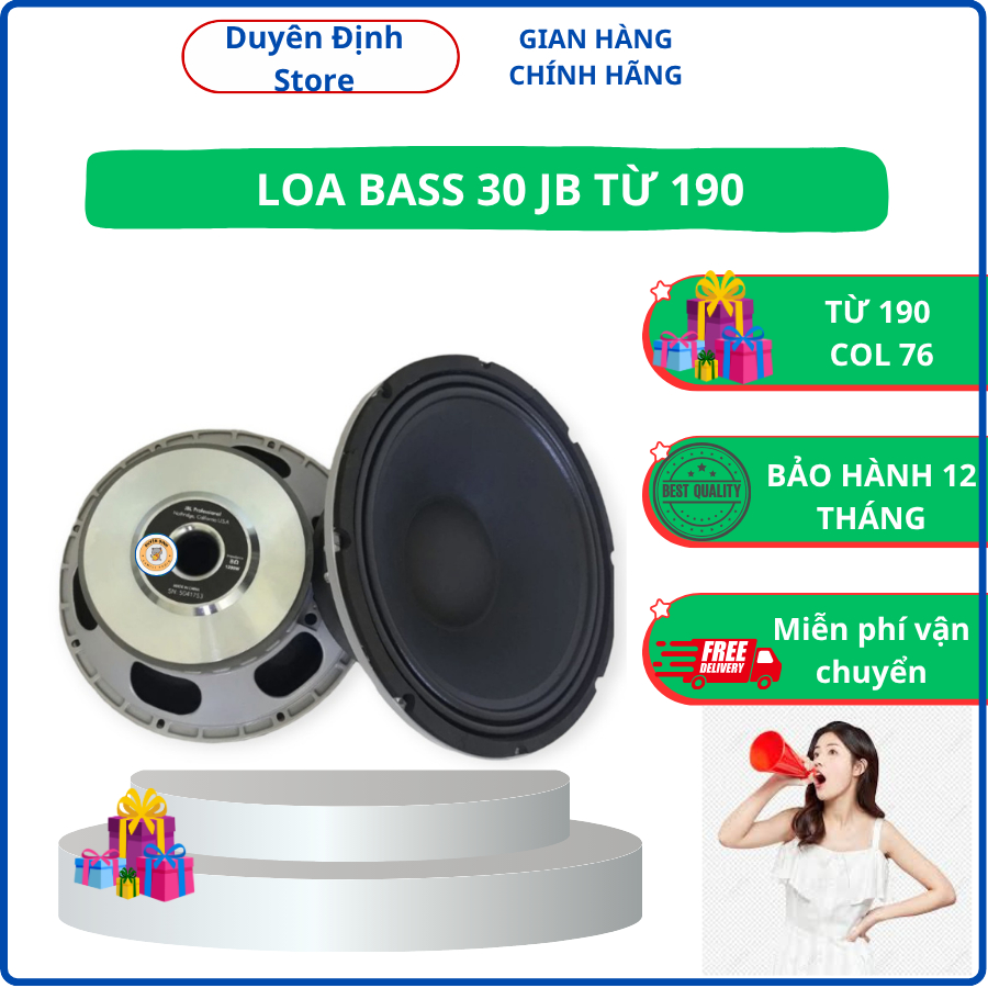 LOA BASS RỜI 30 PRO CAO CẤP TỪ 190 COIL 76 - HÀNG NHẬP KHẨU CHÍNH HÃNG - GIÁ 1 CHIẾC | Shopee ...