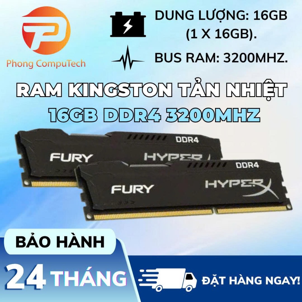 Ram Kingston HyperX Fury - Beast 16GB DDR4 BUS 3200MHZ | Shopee Việt Nam