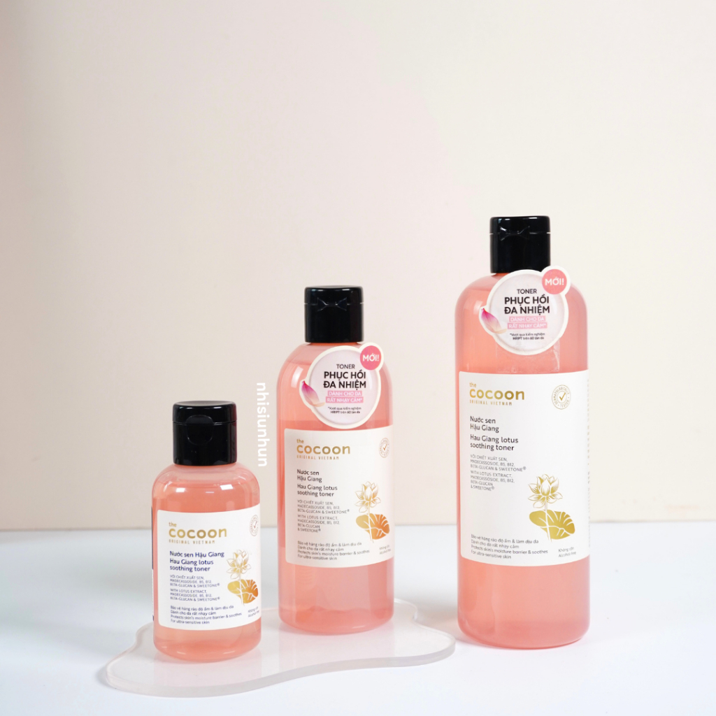 Nước Hoa Hồng (Toner) Sen Hậu Giang Cocoon | Shopee Việt Nam