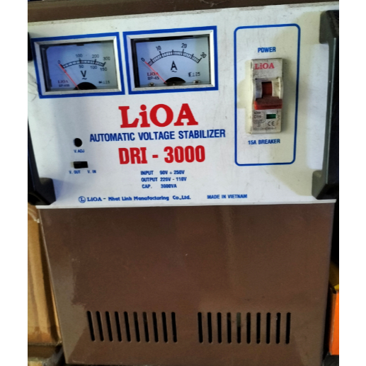 ổn áp lioa .robot 3kva( 3000va )đã qua sử dụng (90v..130--150v ra 220v 110v) chính hãng | Shopee ...