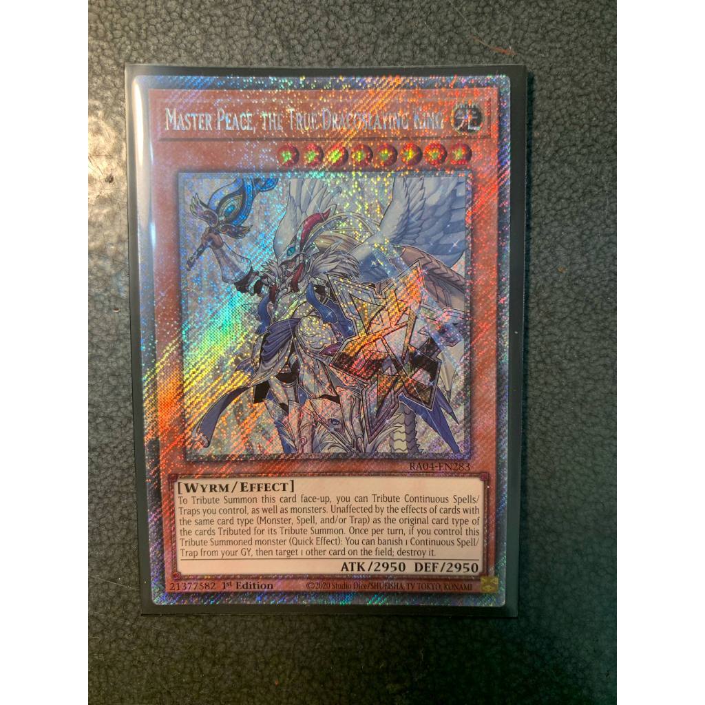 thẻ bài Yugioh chính hãng Master Peace, the True Dracoslaying King RA04 ...