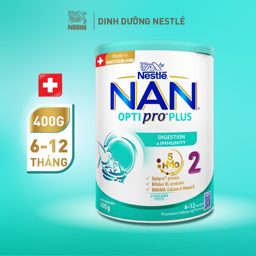 Sữa Bột Nan Optipro Plus 2 400g [HSD 10/2026] | Shopee Việt Nam