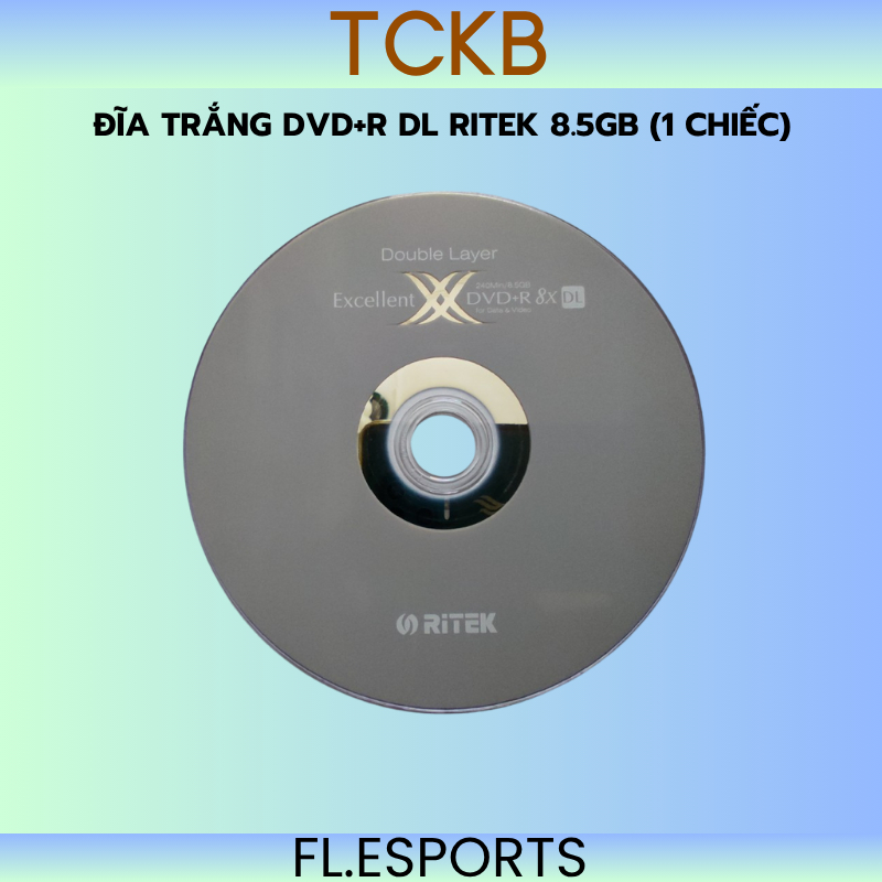 Đĩa trắng DVD+R DL Verbatim 8.5GB - Ritek 8.5GB (Số lượng 1 cái) | Shopee Việt Nam