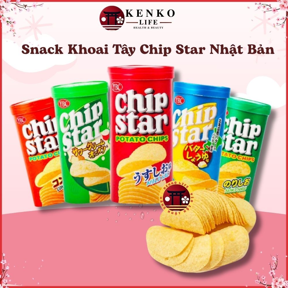 Snack khoai tây Chip Star YBC đủ vị Nội Địa Nhật Bản | Shopee Việt Nam