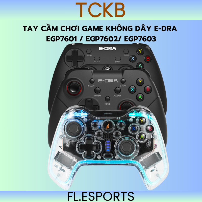 Tay cầm chơi game không dây E-Dra EGP7601 / EGP7602/ EGP7603 - Hàng ...