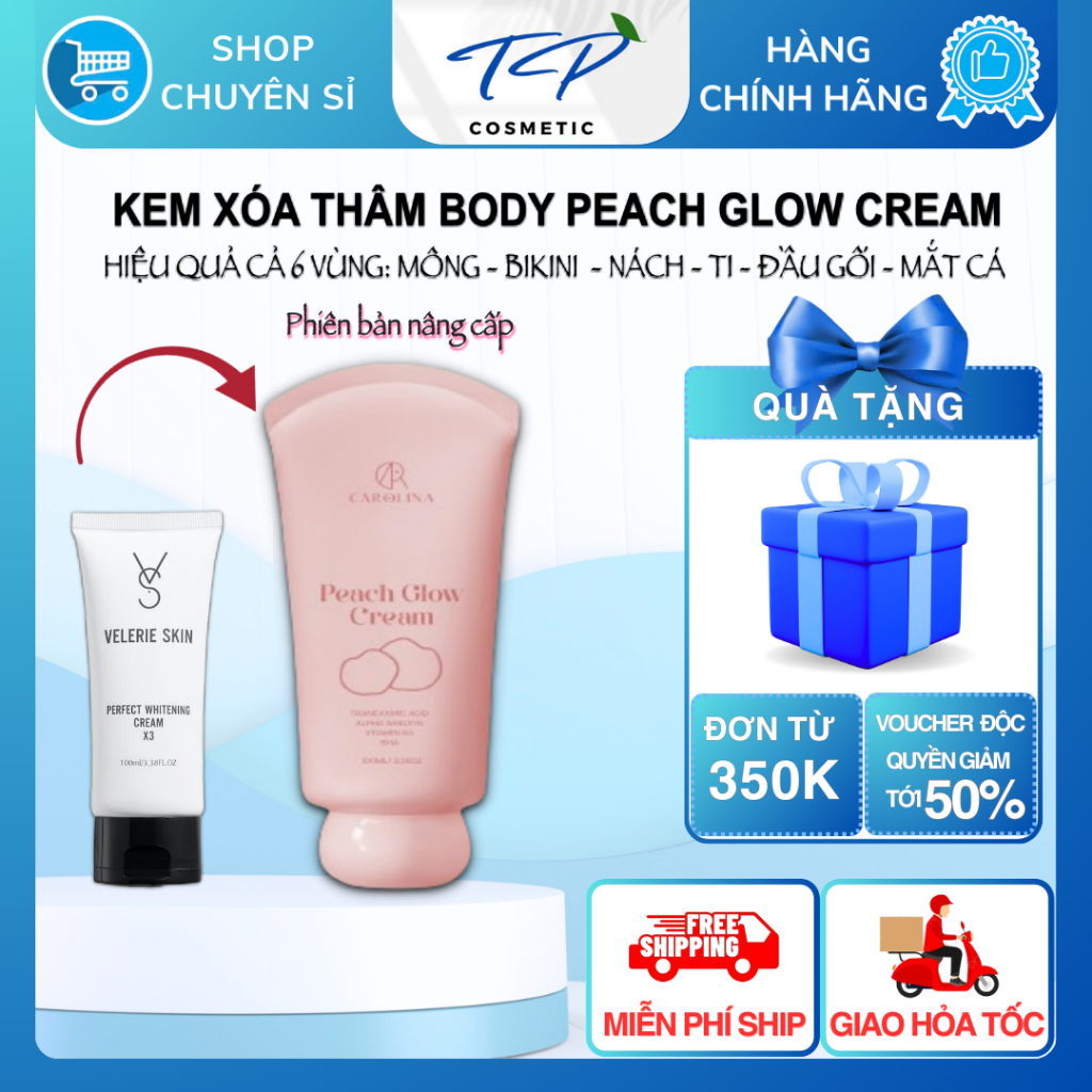 [Che tên] Kem Dưỡng Mờ Thâm Body Carolina Peach Glow Cream 100ml – Công ...
