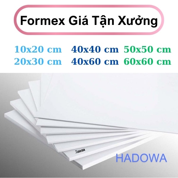 Tấm Fomex, Tấm Bìa Mô Hình, Bìa Formex, Tấm Fomex Trắng Dày 5mm, tấm ...