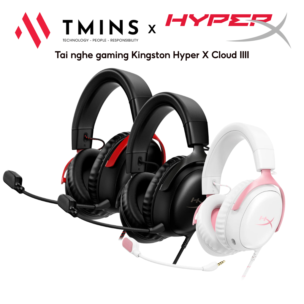 Tai nghe gaming Kingston Hyper X Cloud III - Hàng chính hãng | Shopee Việt Nam