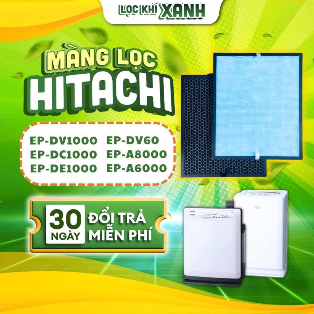 Màng lọc không khí Hitachi EP-A6000 / EP-A7000 / EP-A8000 / EPF-DV1000H | Shopee Việt Nam