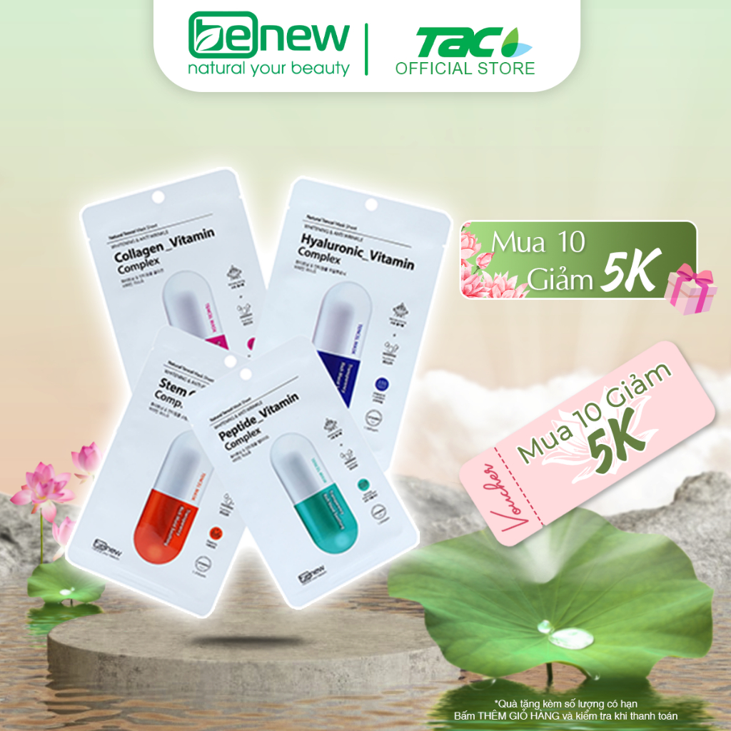 Mặt nạ giấy sinh học cao cấp Benew Vitamin Complex 26ml thẩm thấu sâu ...