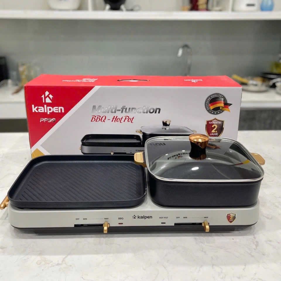 Bếp Nướng Lẩu Đa Năng Kalpen PP99 Công Suất 2200W | Shopee Việt Nam