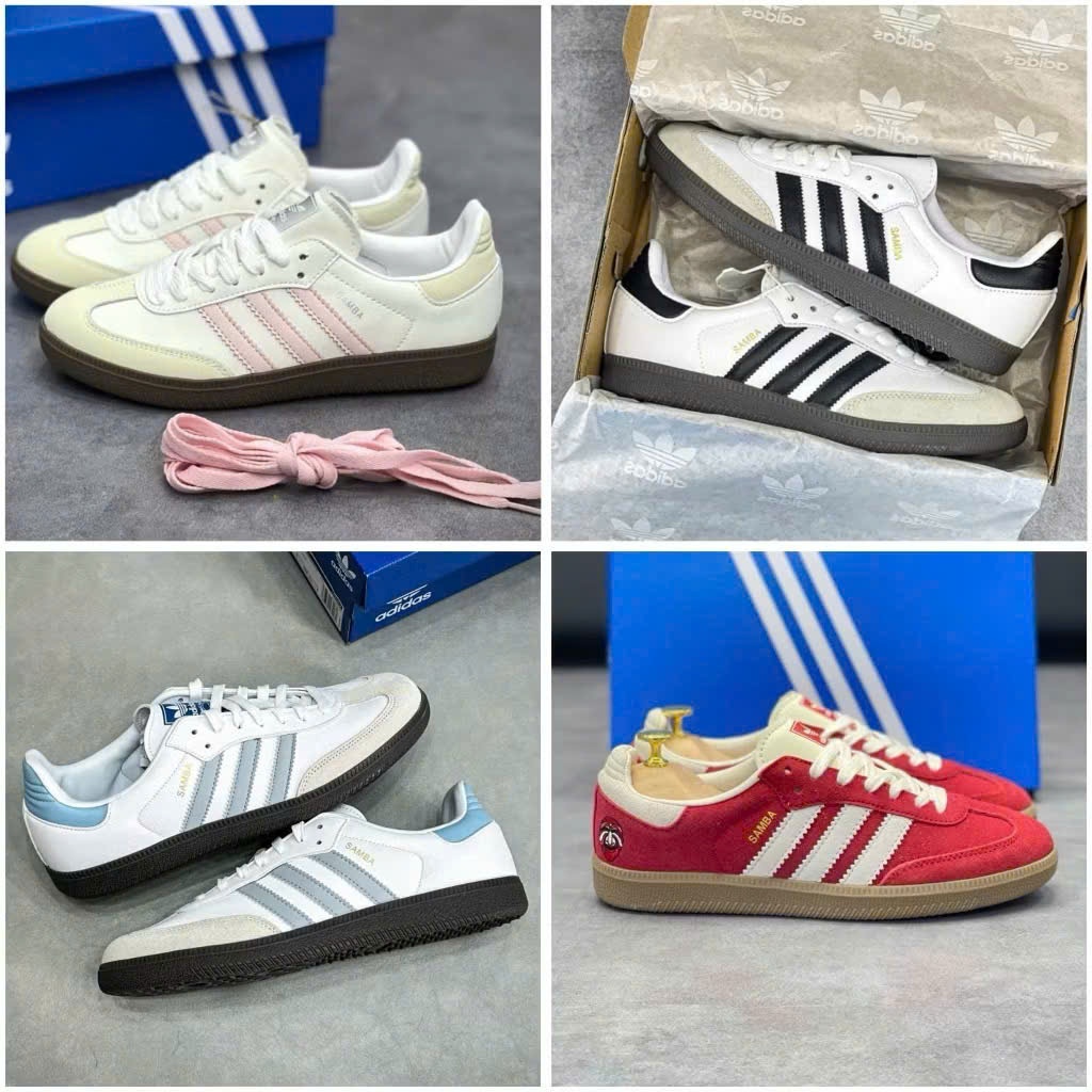 Giày_adidas samba 3 sọc đủ màu , giày thể thao 3 sọc full size nam nữ ...
