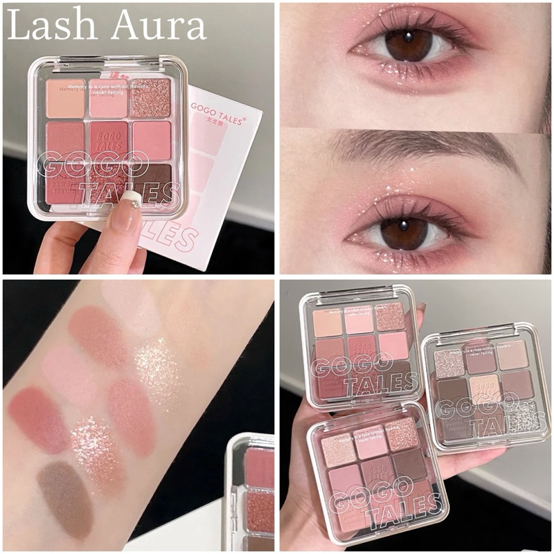 Phấn mắt Gogotales Gt659 9 ô bám màu trang điểm mắt chính hãng | Shopee ...
