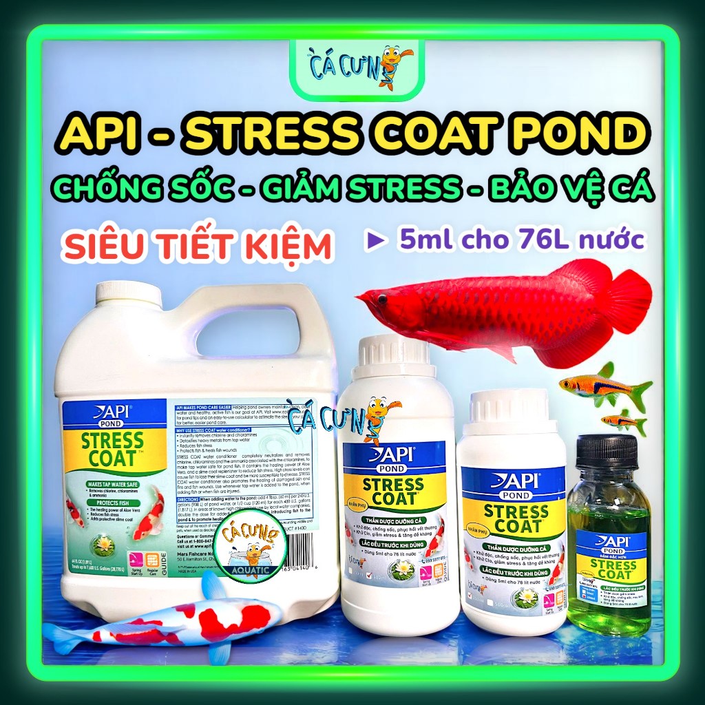 Stress Coat POND API - Thần dược giảm stress, chống sốc, tăng đề kháng ...