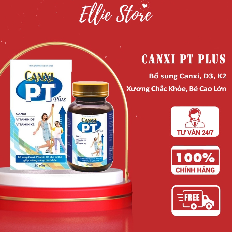 Viên Uống Tăng Chiều Cao Canxi Ptplus Giúp Hấp Thu Canxi phát triển ...