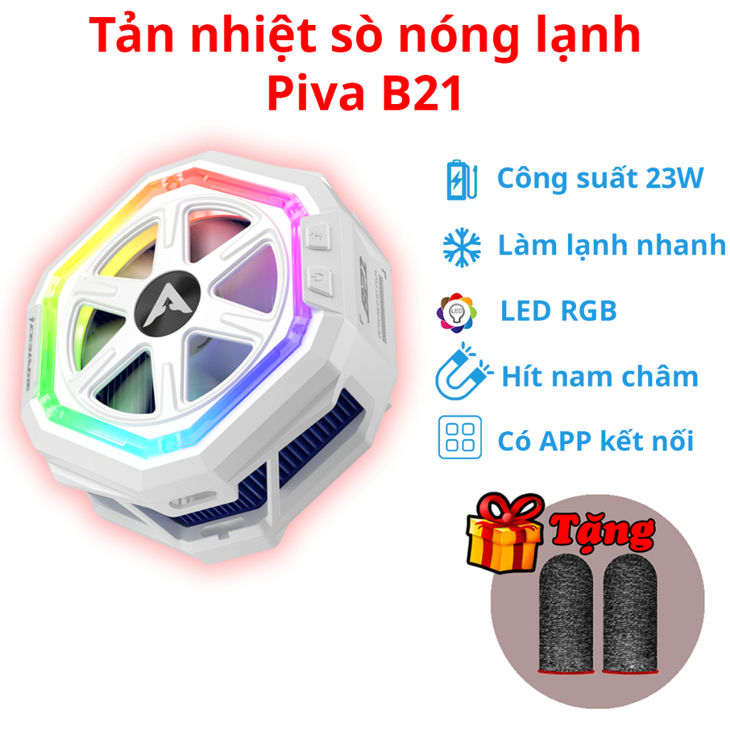Quạt tản nhiệt Piva B21 Tản nhiệt sò lạnh dành cho máy tính bảng Piva ...