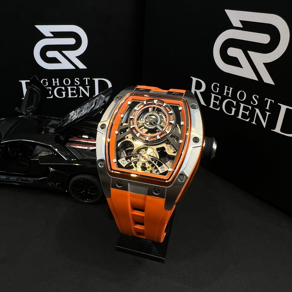 Đồng Hồ Cơ Nam Ghost Regend R2506 Phiên Bản Tia Mặt Trời Lộ Cơ Skeleton ( Chống Nước 5 ATM ...