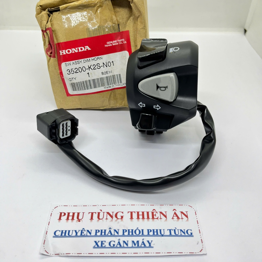 Cùm công tắc trái Vario 160, Click 160 đời có ABS, đời CBS _ 35200-K2S ...