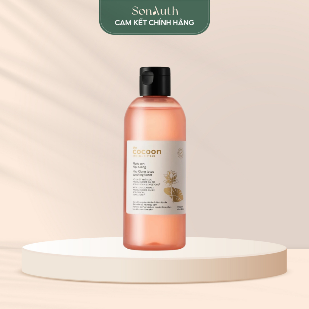 Nước sen Hậu Giang Cocoon Hau Giang Lotus Soothing Toner (Nhập khẩu ...